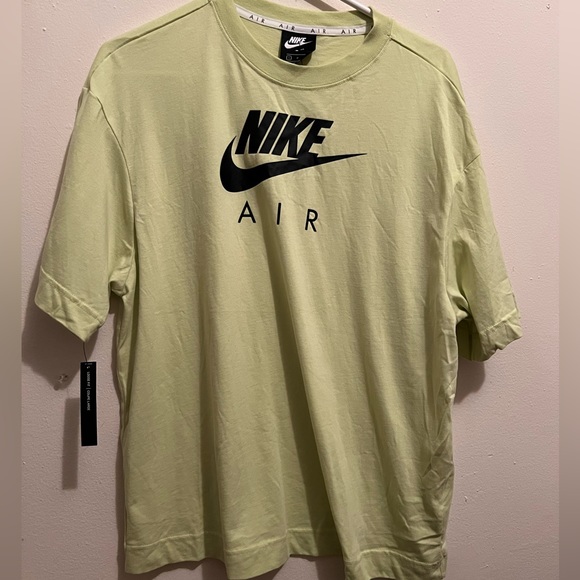 Nike | Tops | Nike Air Neon Yellow Tshirt | Poshmark